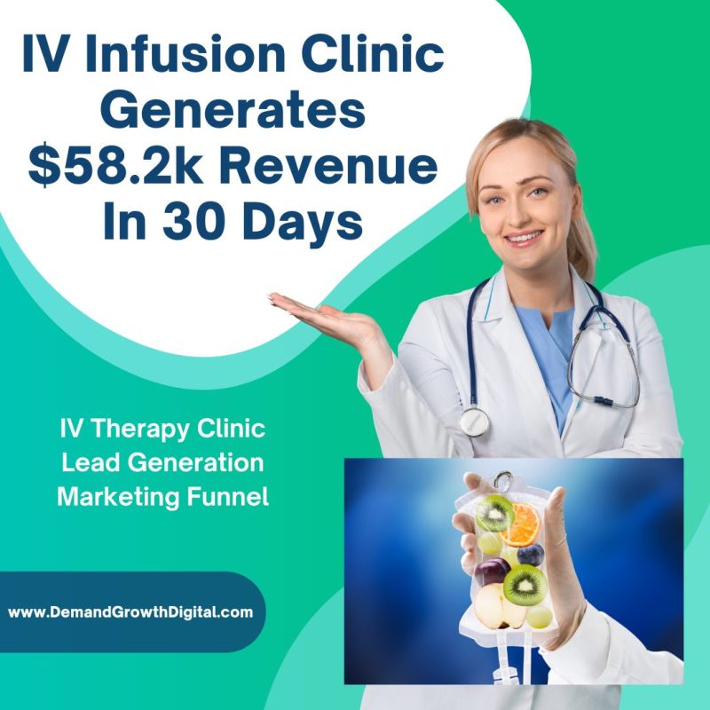 IV Infusion Clinic $58.2k In 30 Days - Demand Growth Digital Ai